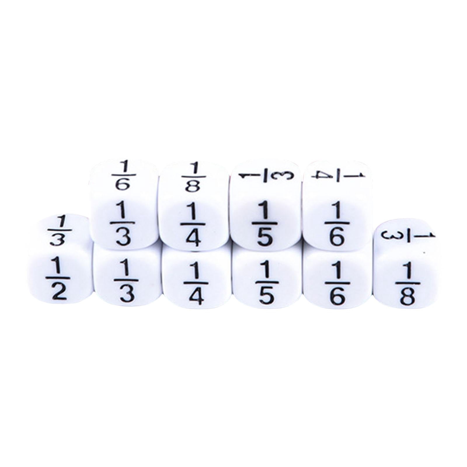 10x 4TH Grade Fraction Montessori Math Materials Educational Kids Math ...