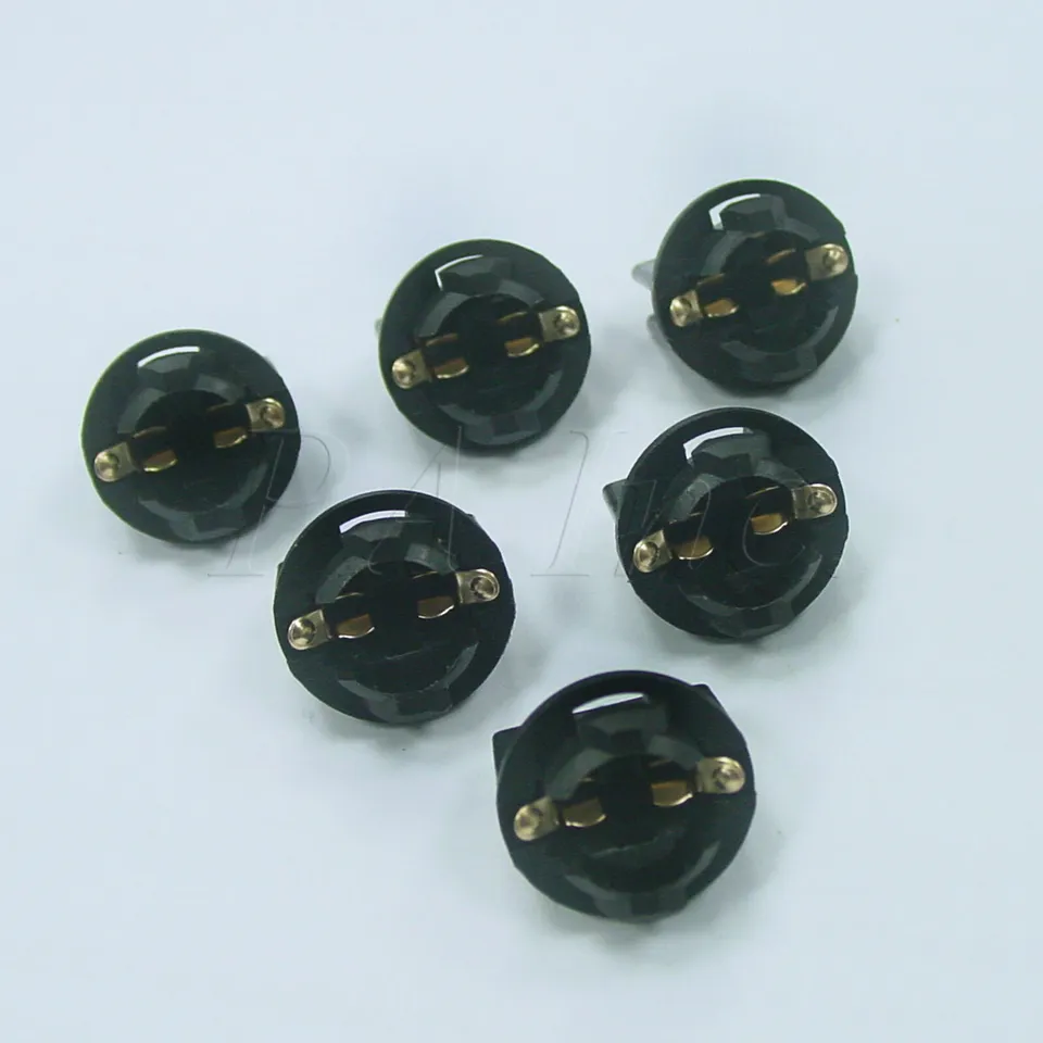 10x #555 T10 Pinball Lamp Light Bulb Socket Twist Lock Wedge instrument ...