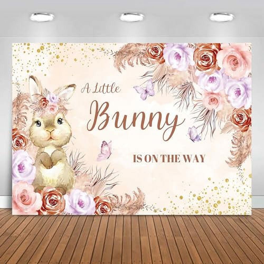 10x 6.5ft Spring Garden Easter Eggs Backdrop Colorful Floral White Wood ...