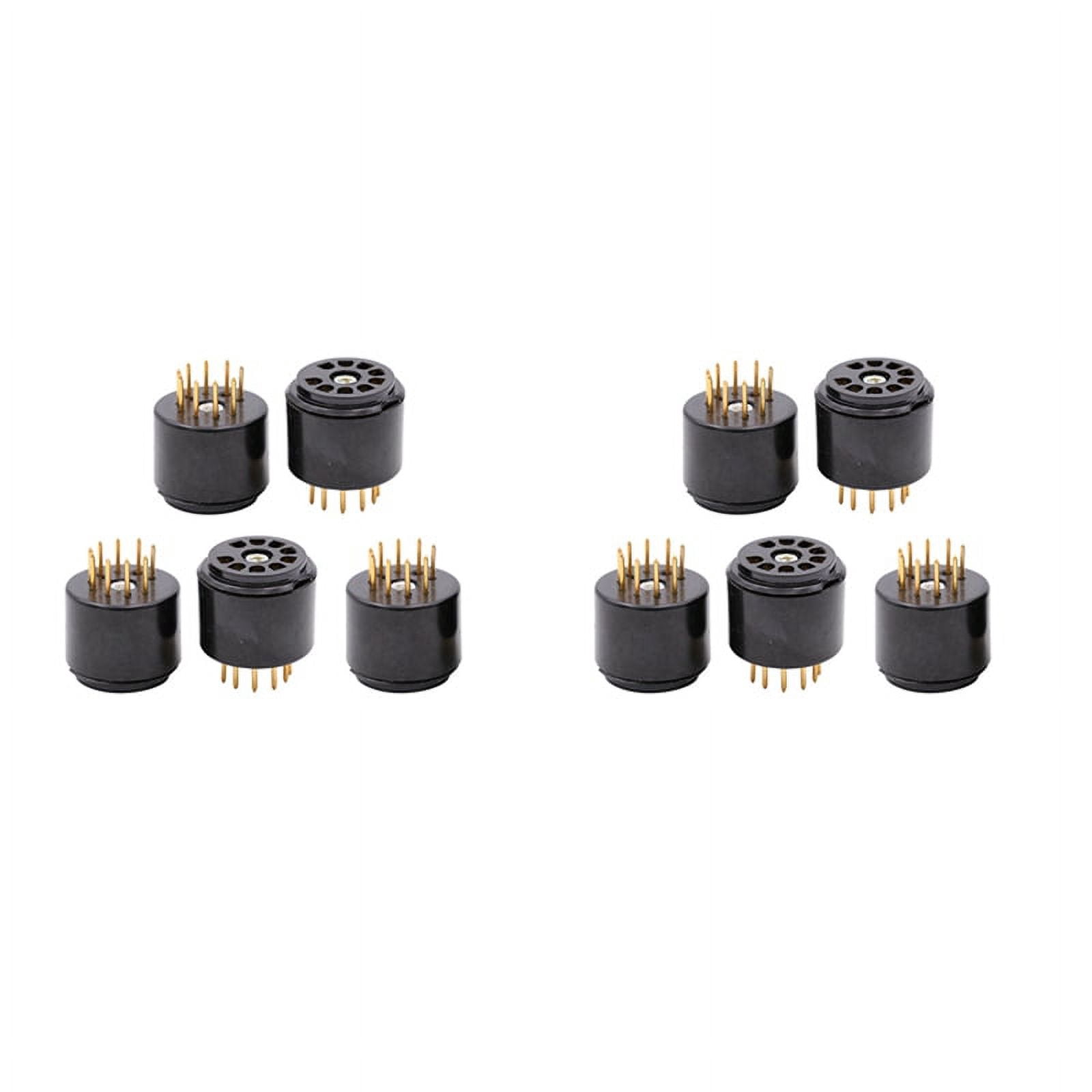 10x 9Pin Vacuum Tube Socket Testing Saver for 6DJ8 12AX7 ECC83 B339 ...