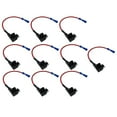10X Ato Atc Blade Fuse Tap Dual Circuit Adapter Auto Car Practical Abs ...