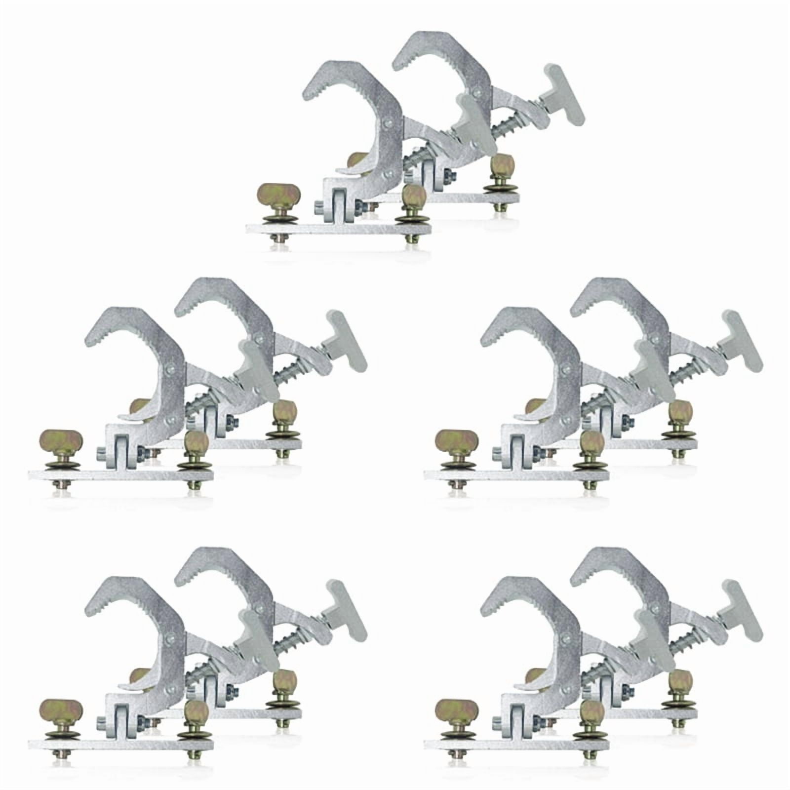 10x Aluminum Fold Clamp Hooks Stage Light Fold Hanging Hook Loading ...