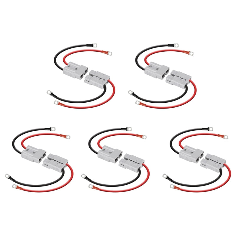 10x Anderson Connector 50A Kit Anderson Plug 8 Guage 30cm Battery ...