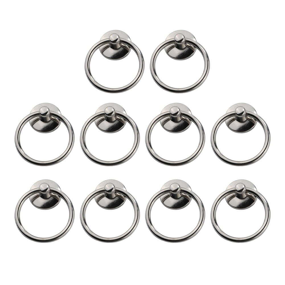 10X Antique Style Hanging Ring Drawer Ring Single Hole Pull Ring ...