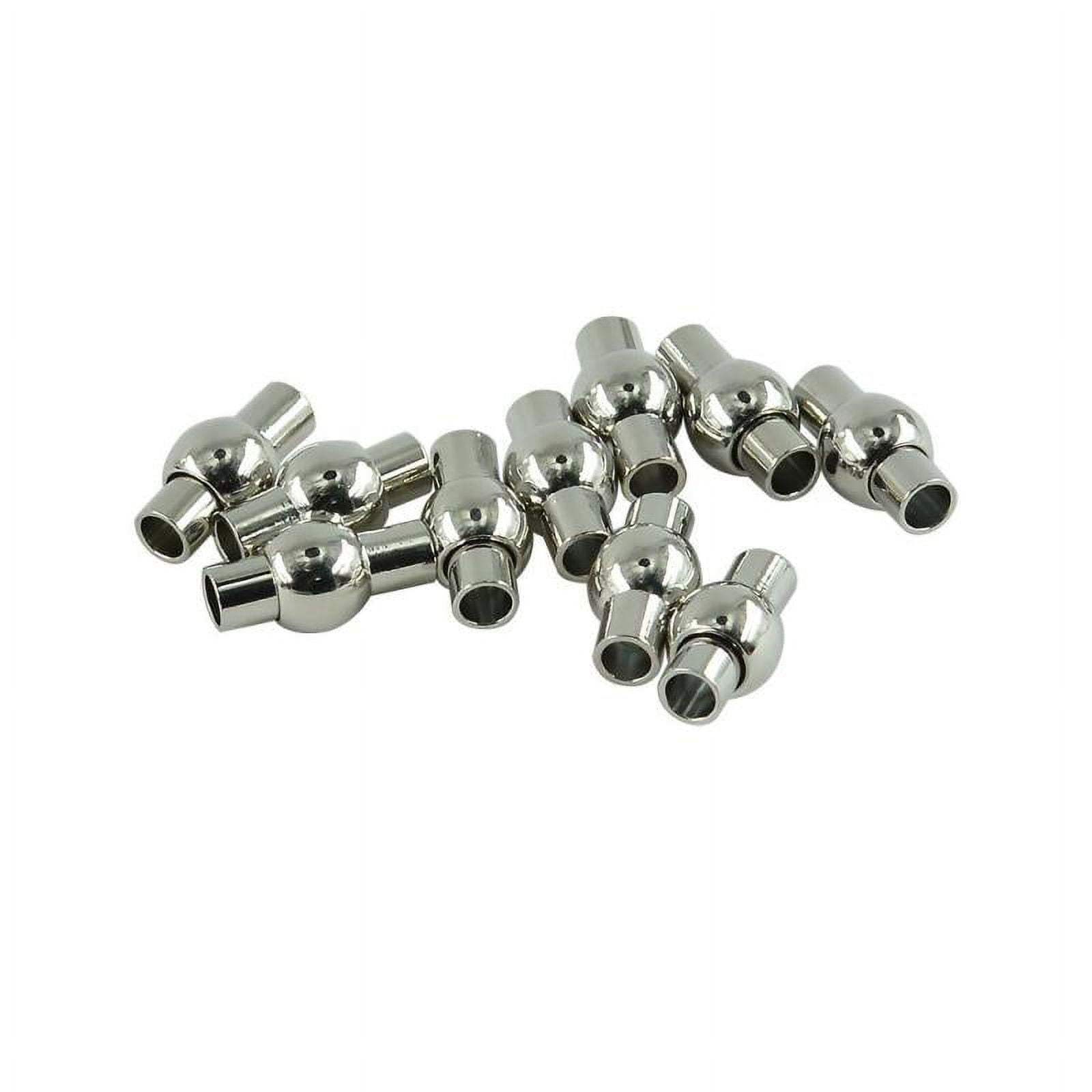 10x Brass Barrel Clasps Glue-in Ends Jewelry DIY Making Findings for ...