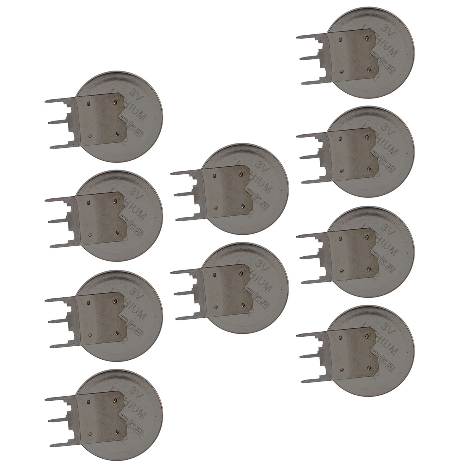 10x CR2032RV-MFR-LF 3V Lithium Coin Battery VERT 3-PIN for NEC ...