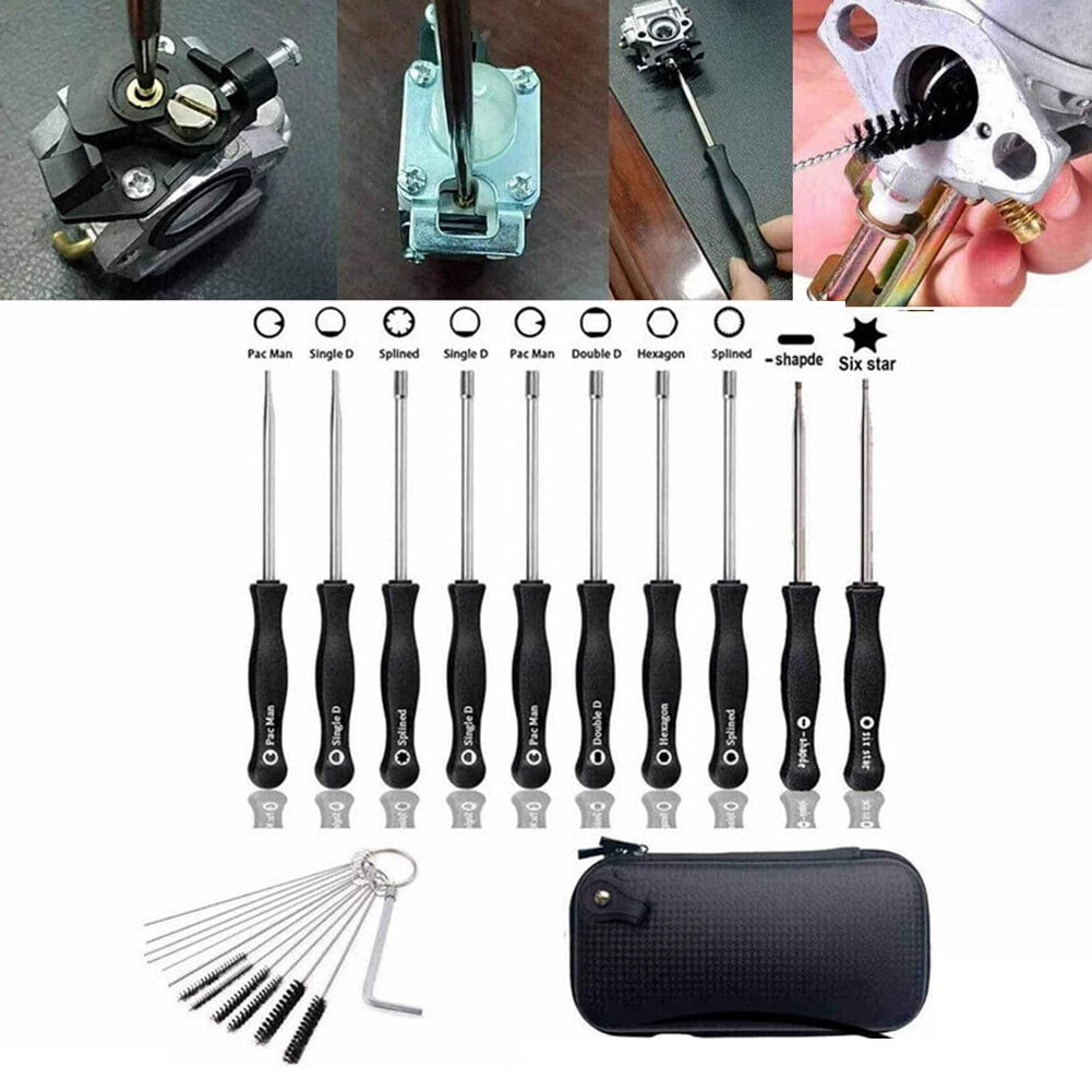 10x Carburetor Adjustment Tool Kit for Common 2 Cycle Small Engine For ...