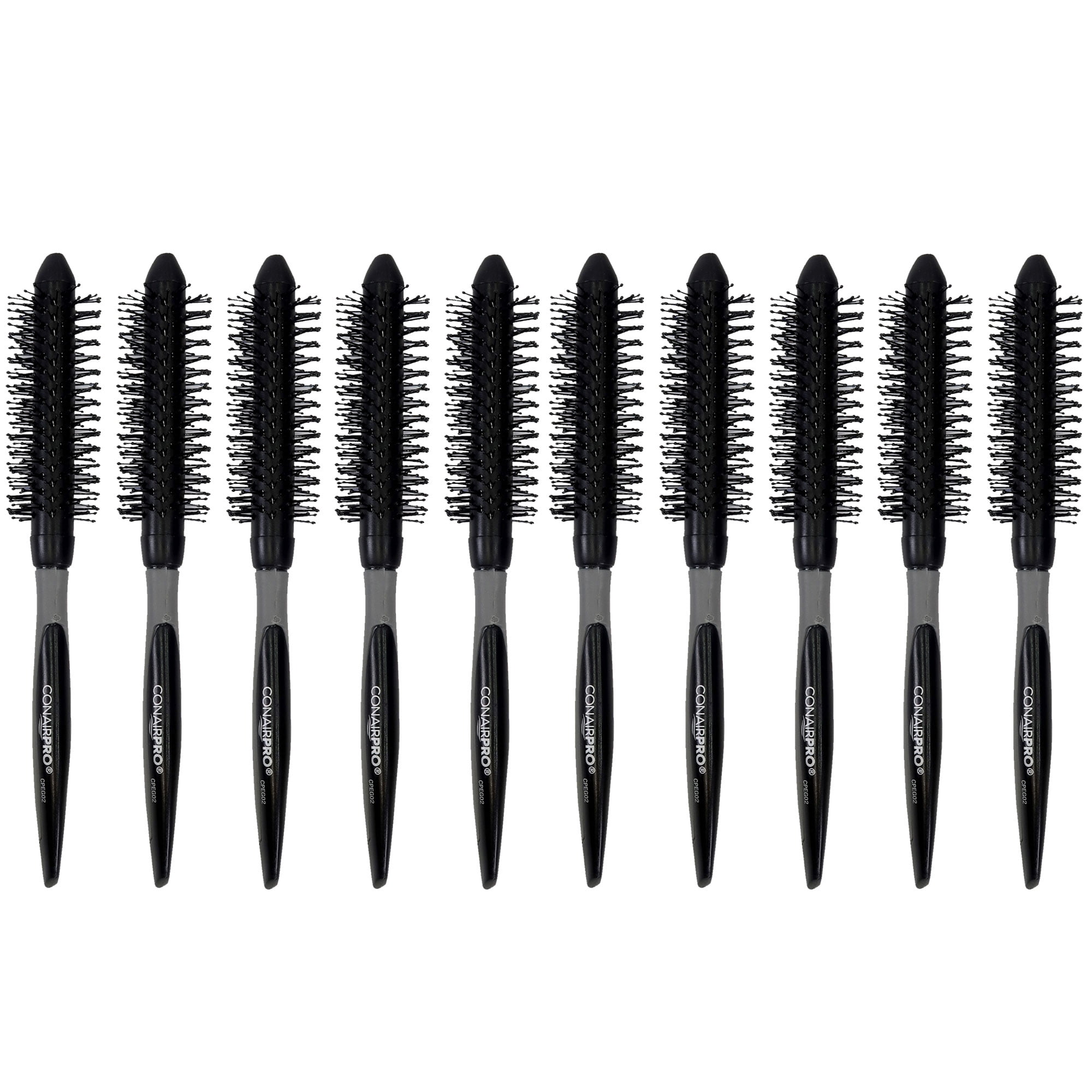 10x ConairPro Ergo-Grip Small Round Pin Brush - Walmart.com