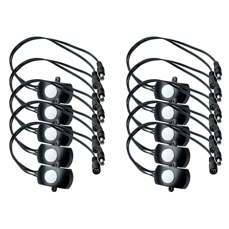 10x DC 6V 12V 24V 5A PIR Motion Sensor Switch Mini PIR Infrared IR ...