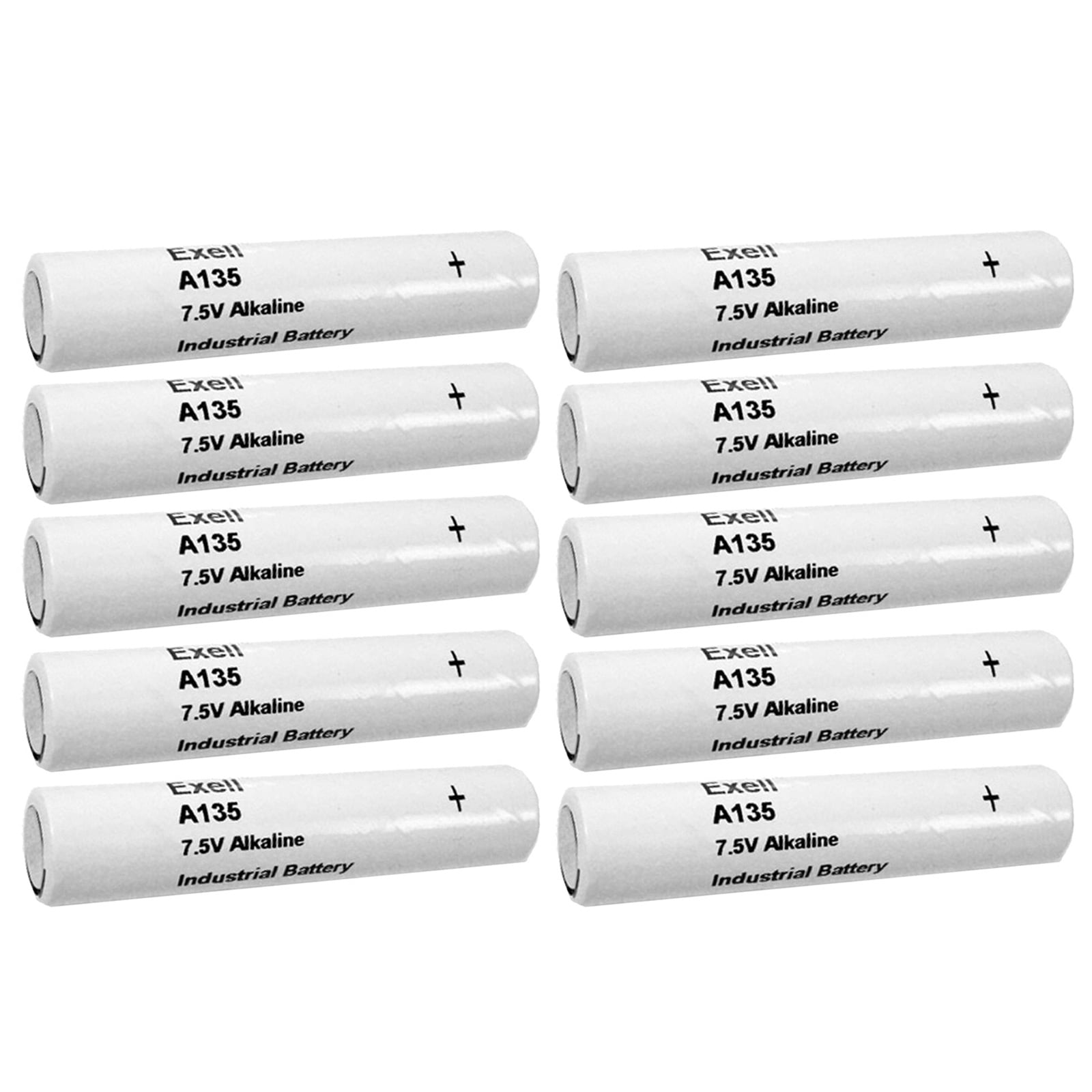 10x Exell A135 Alkaline 7.5V Battery EN135A, 5LR50, PC135A - Walmart.com