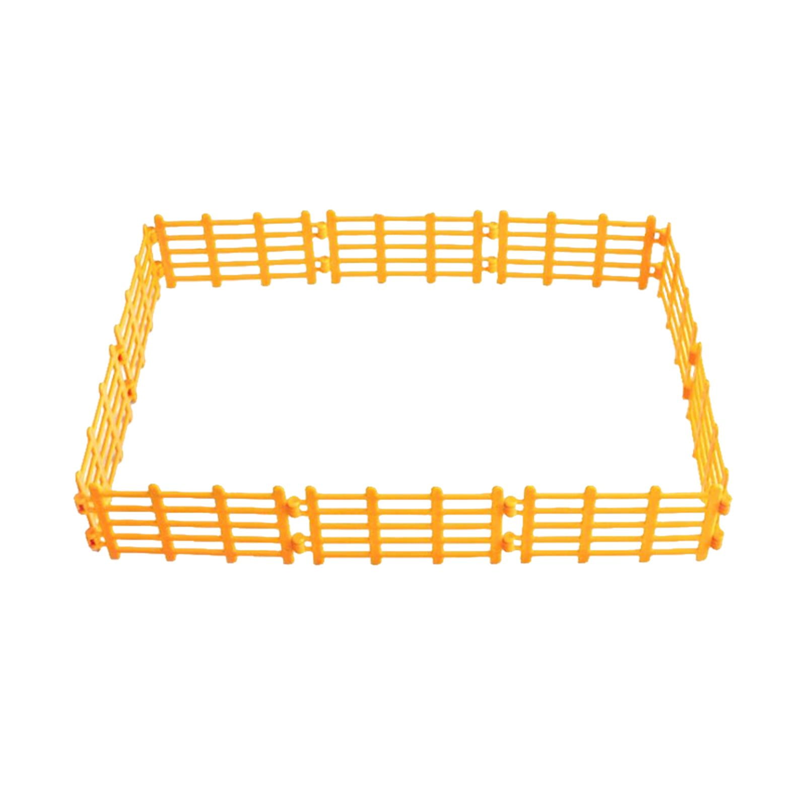10x Farm Barn Paddock Fencing Panel Accessories Playset for Role Play ...