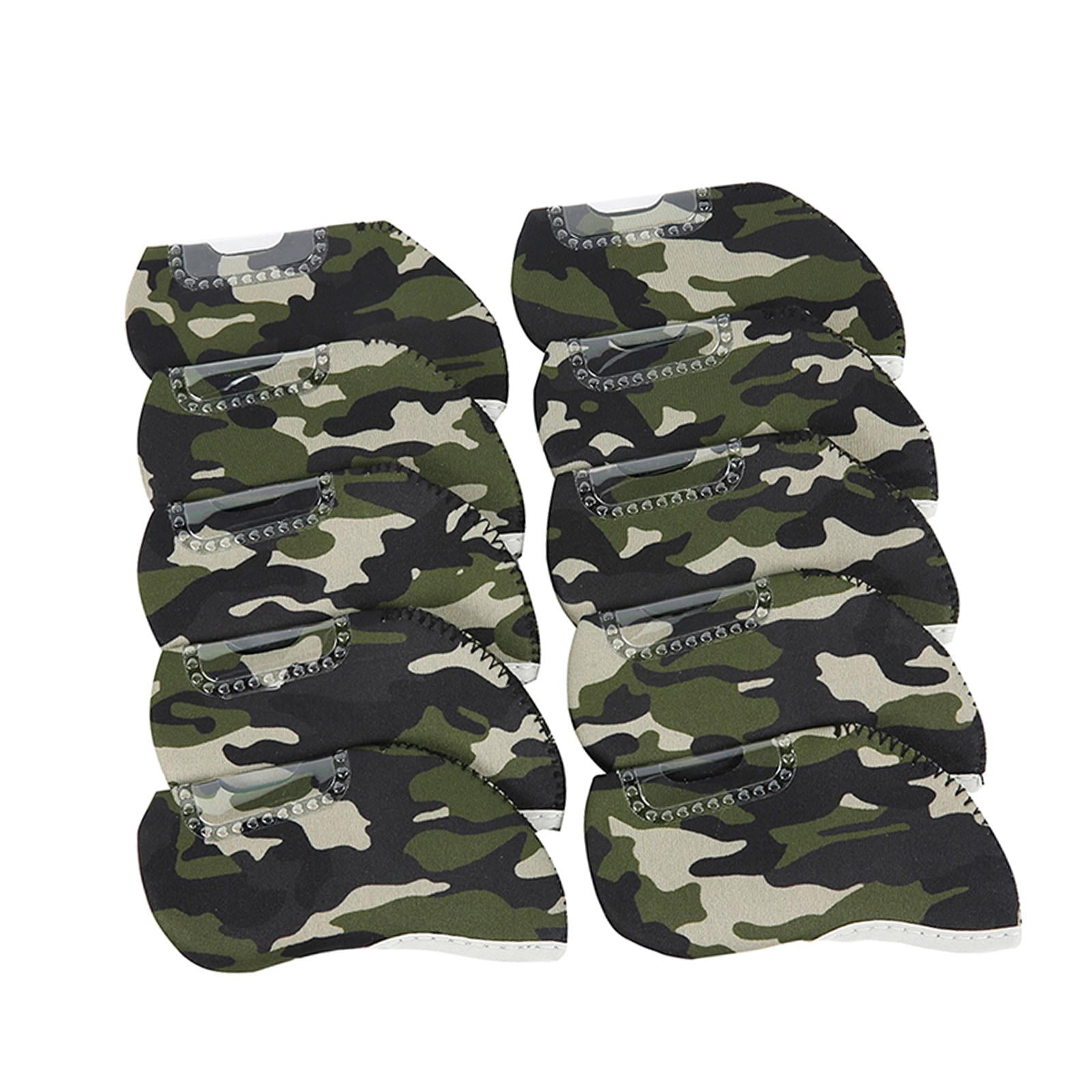 10x Golf Iron Club Head Covers Golf Iron Headcover Protector Guard Men ...
