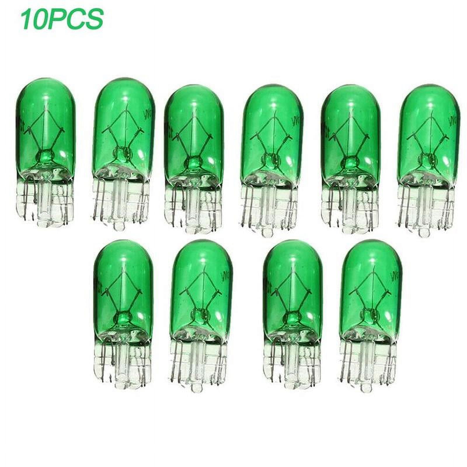 10x Grn T10 Dashboard Dash Panel Gauge Light Bulbs 12v Car Accories ...