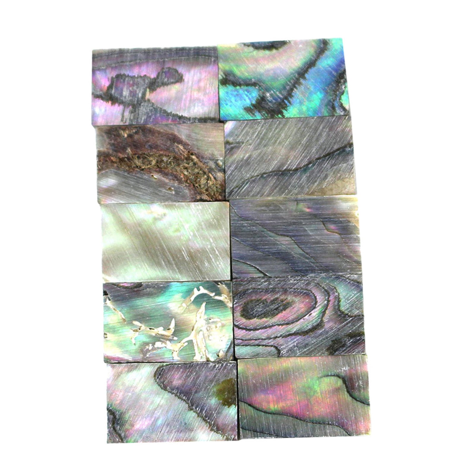 10x Guitar Fingerboard DIY Inlay Strip Abalone Shell Inlay Guitar Parts ...