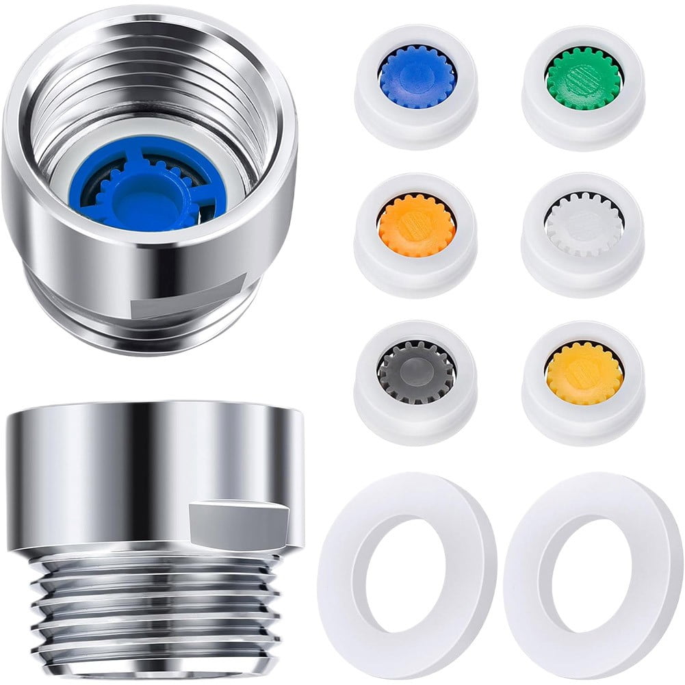 10X Handheld Shower Flow Reducer Limiter Set with Restrictor Valves and ...