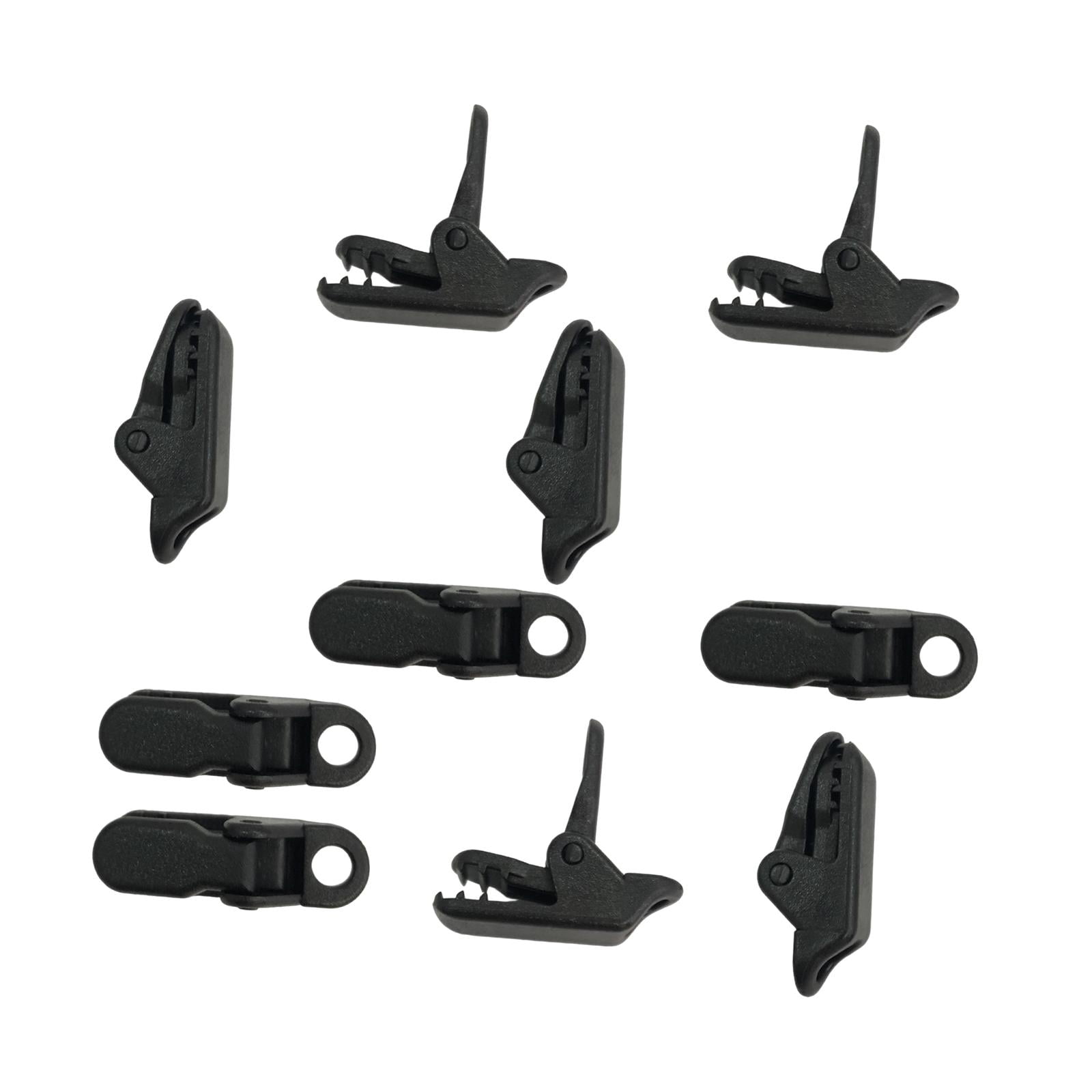 10x Heavy Duty Lock Grips Canopies Clamps Bungee Cord Clip Snap Hangers ...