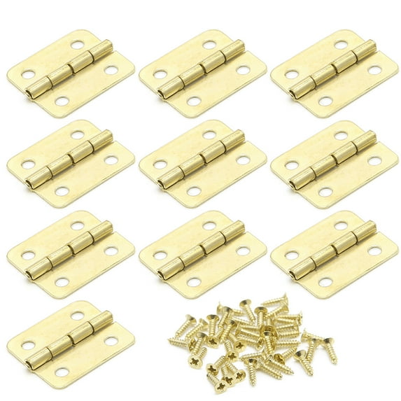 10x Kitchen Cabinet Door 4 Holes Drawer Hinges Jewelry Box Furniture ...