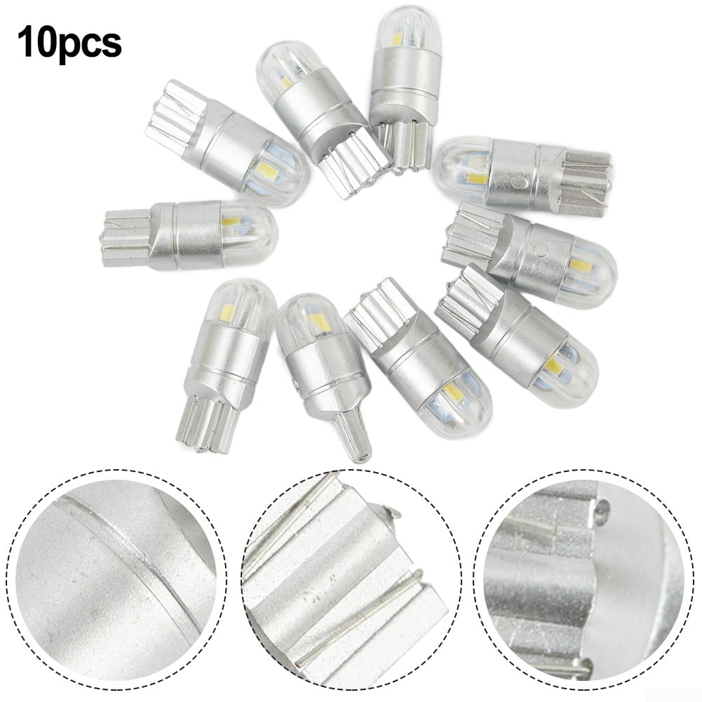 10x LED T10 194 168 Canbus Silica Bright White License Light Bulb Lamp ...