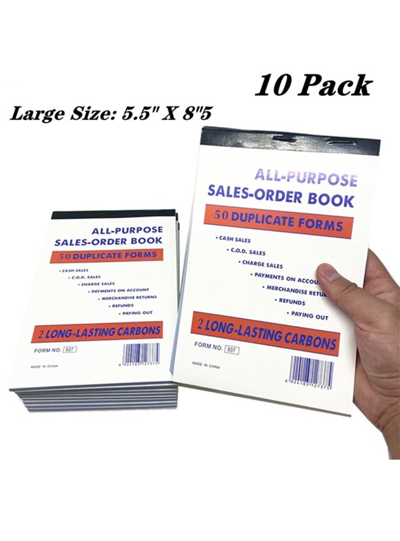 Receipt & Order Books in Forms & Recordkeeping - Walmart.com