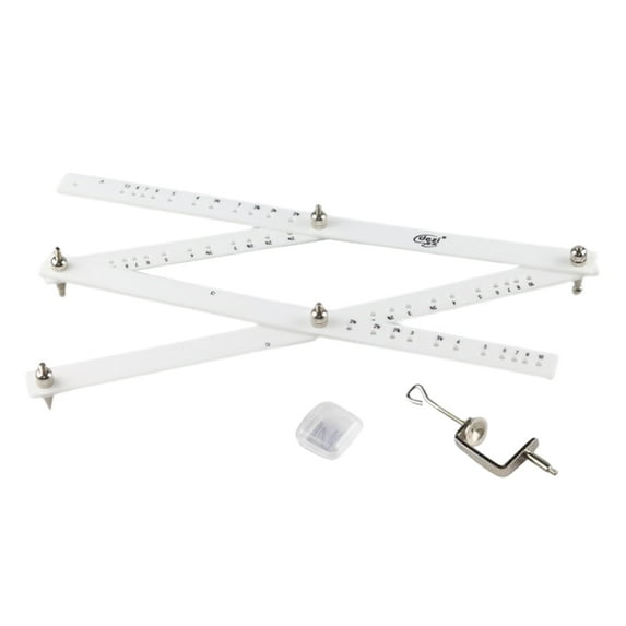 10x Magnifier Ruler Folding Plastic Ruler Magnifier 10x Magnifying ...