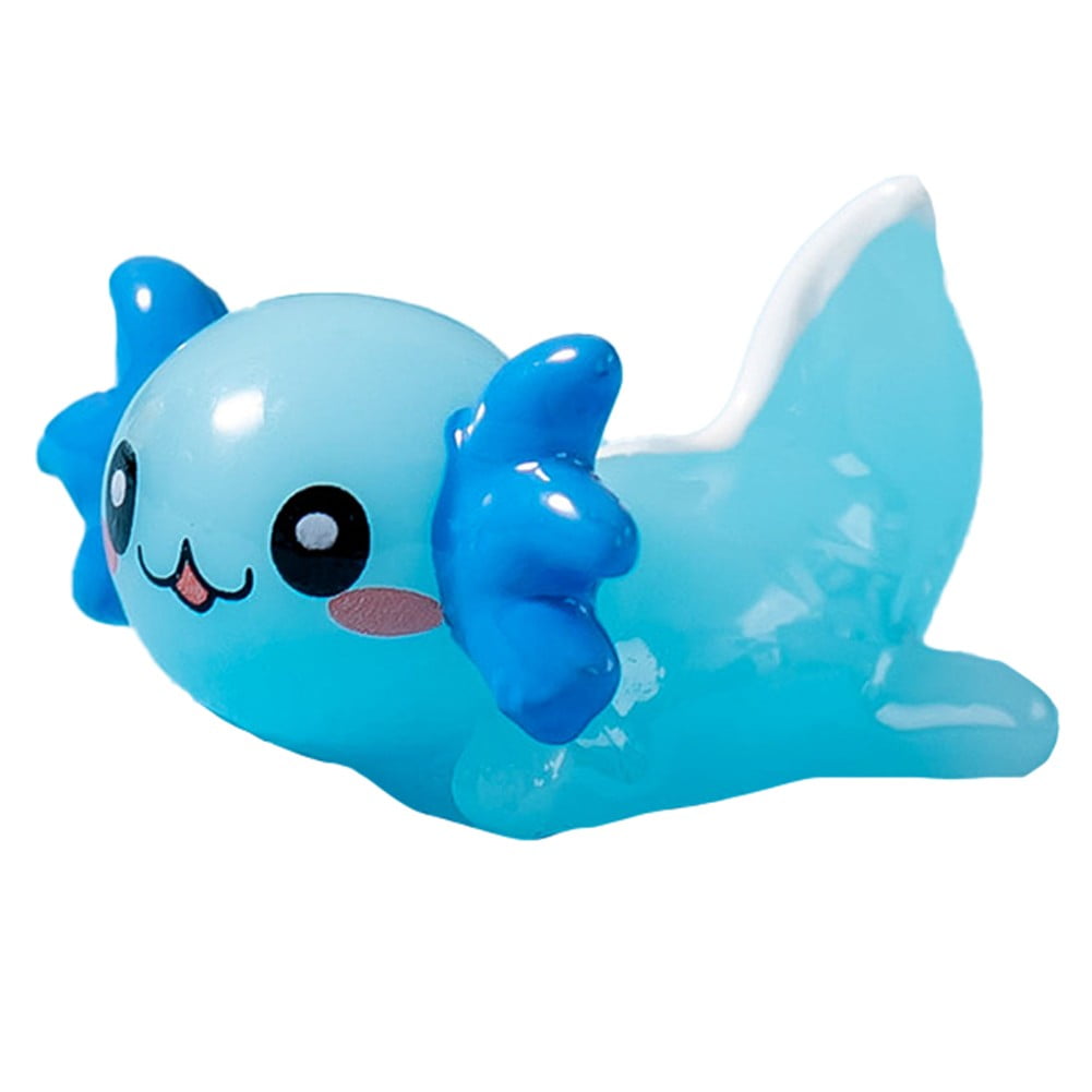 10X Mini Axolotl Figurine: Perfectly Petite Aquarium Decor with ...
