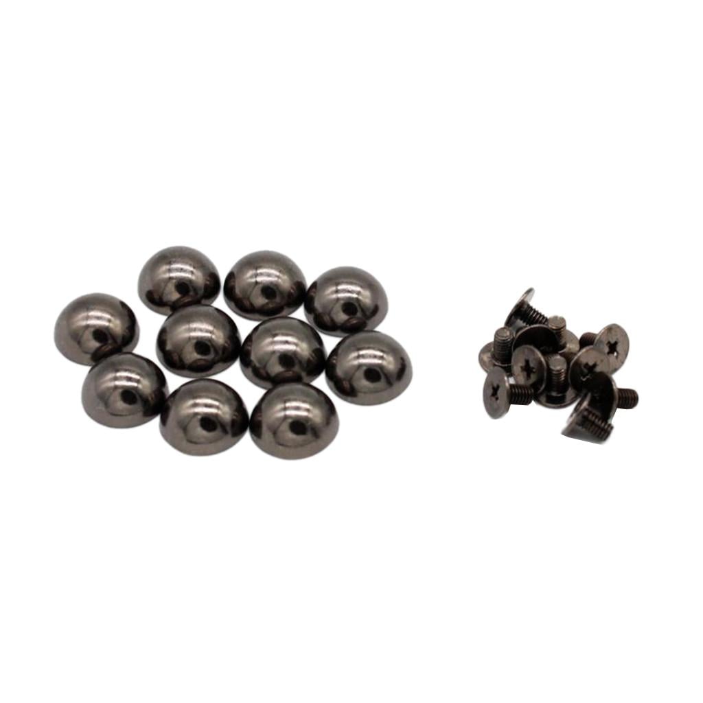 10x Mushroom Shape Rivets Studs Punk s Garment Rivets 12mm - Walmart.com