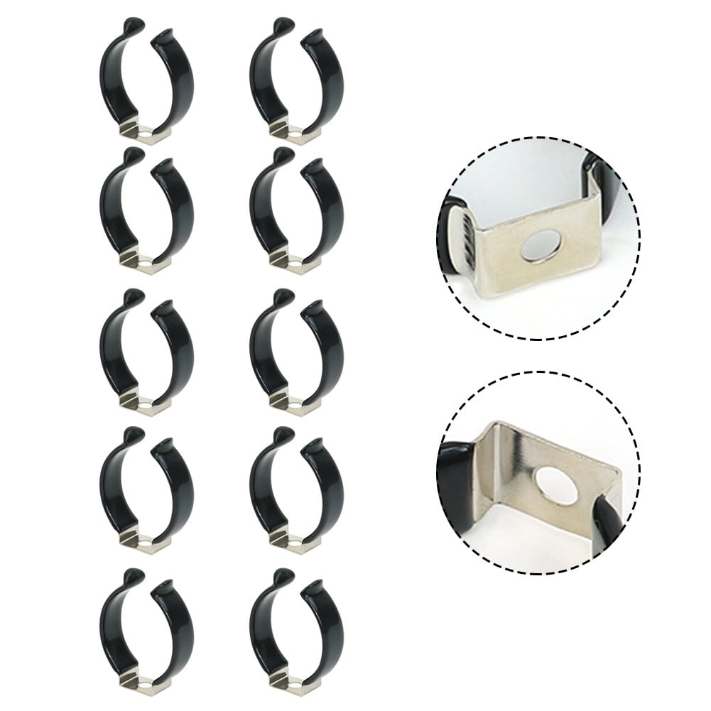 10x Narrow Base Tool Spring Terry Clips Pipe Clamp Heavy Duty Tool ...