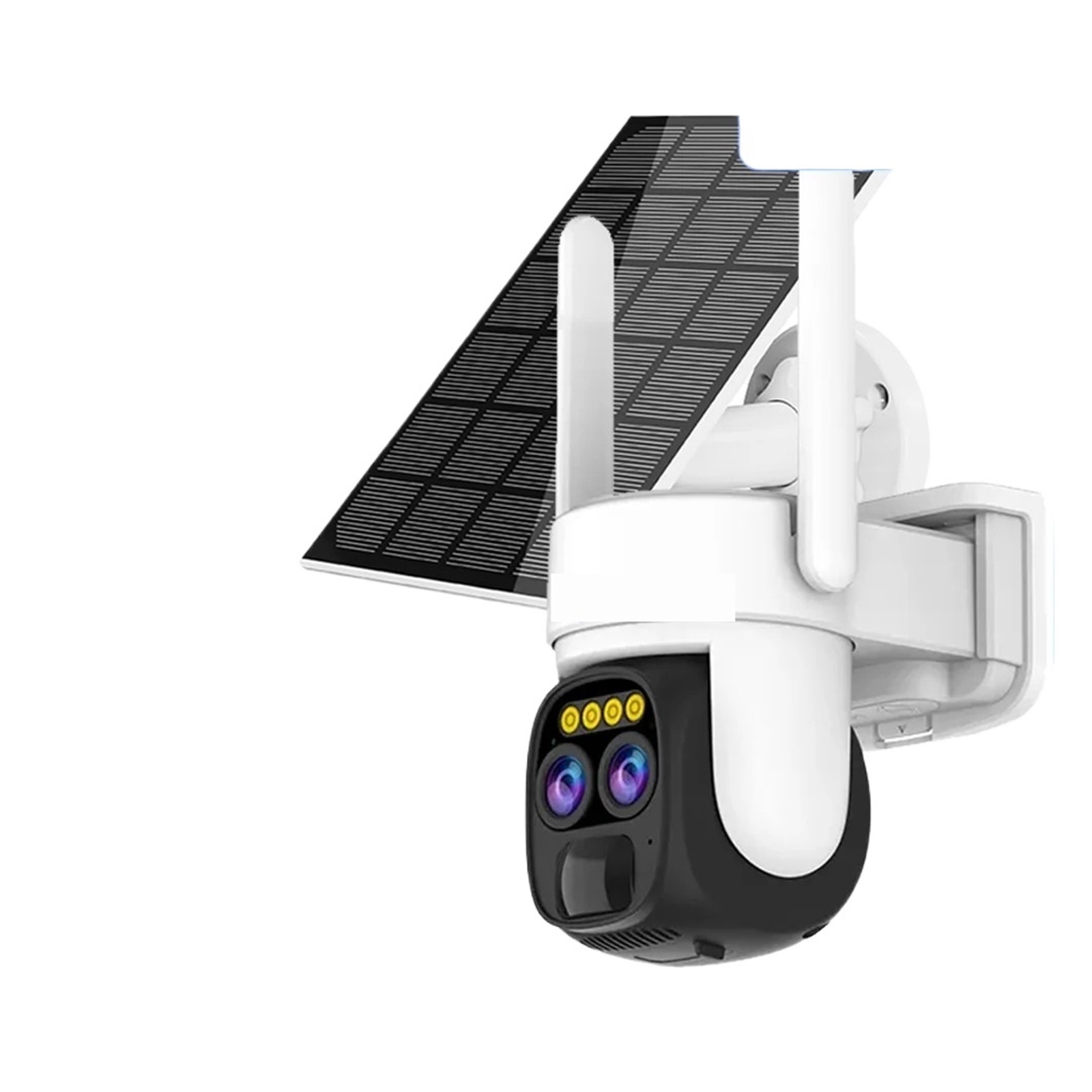 10x Optical Zoom 8 Megapixel Dual Lens WIFI Solar Camera 4K Outdoor Bidirectional Audio Color ...