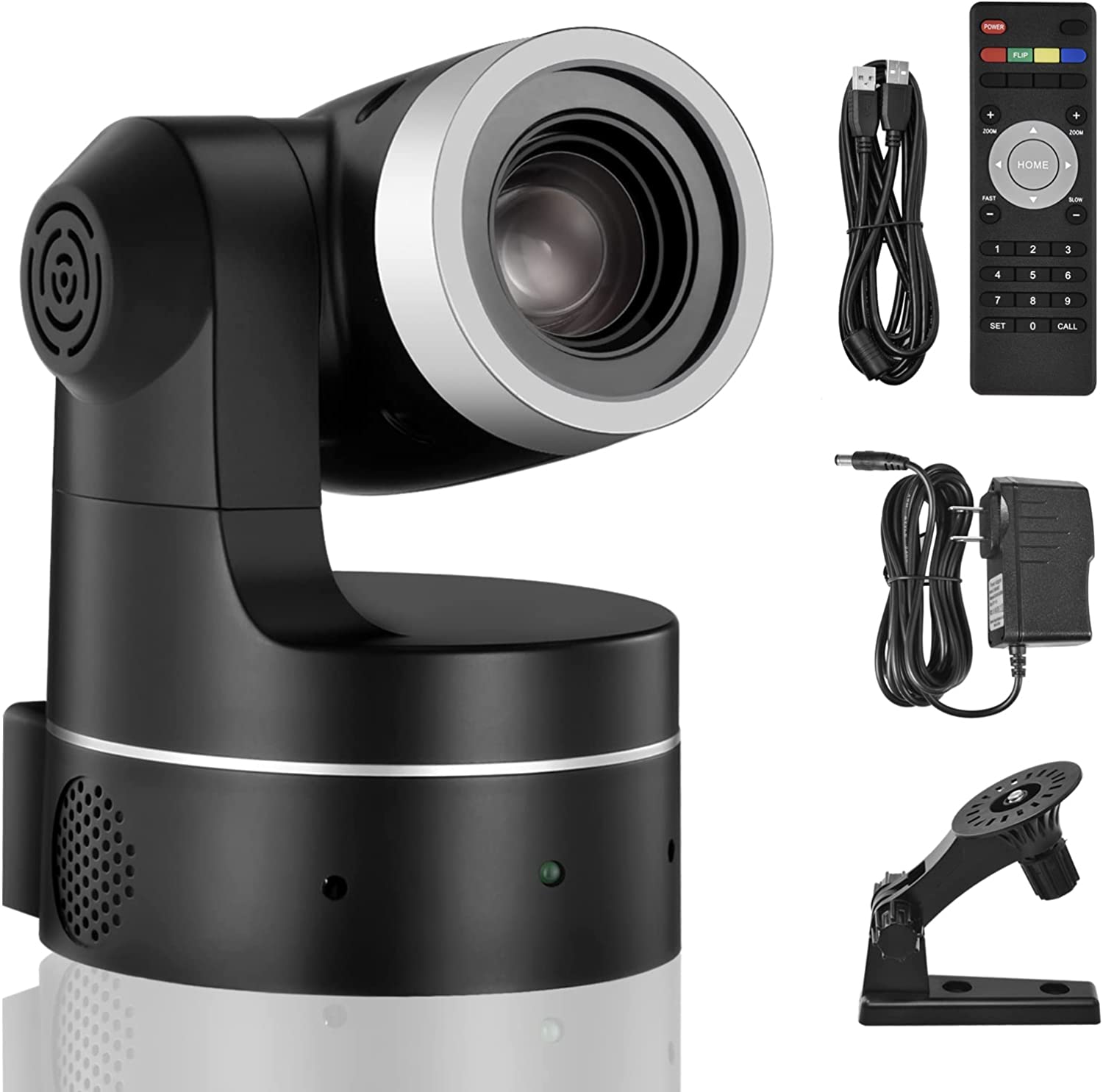 Monoprice PTZ Conference Camera, Pan and Tilt with Remote, 1080p Webcam ...