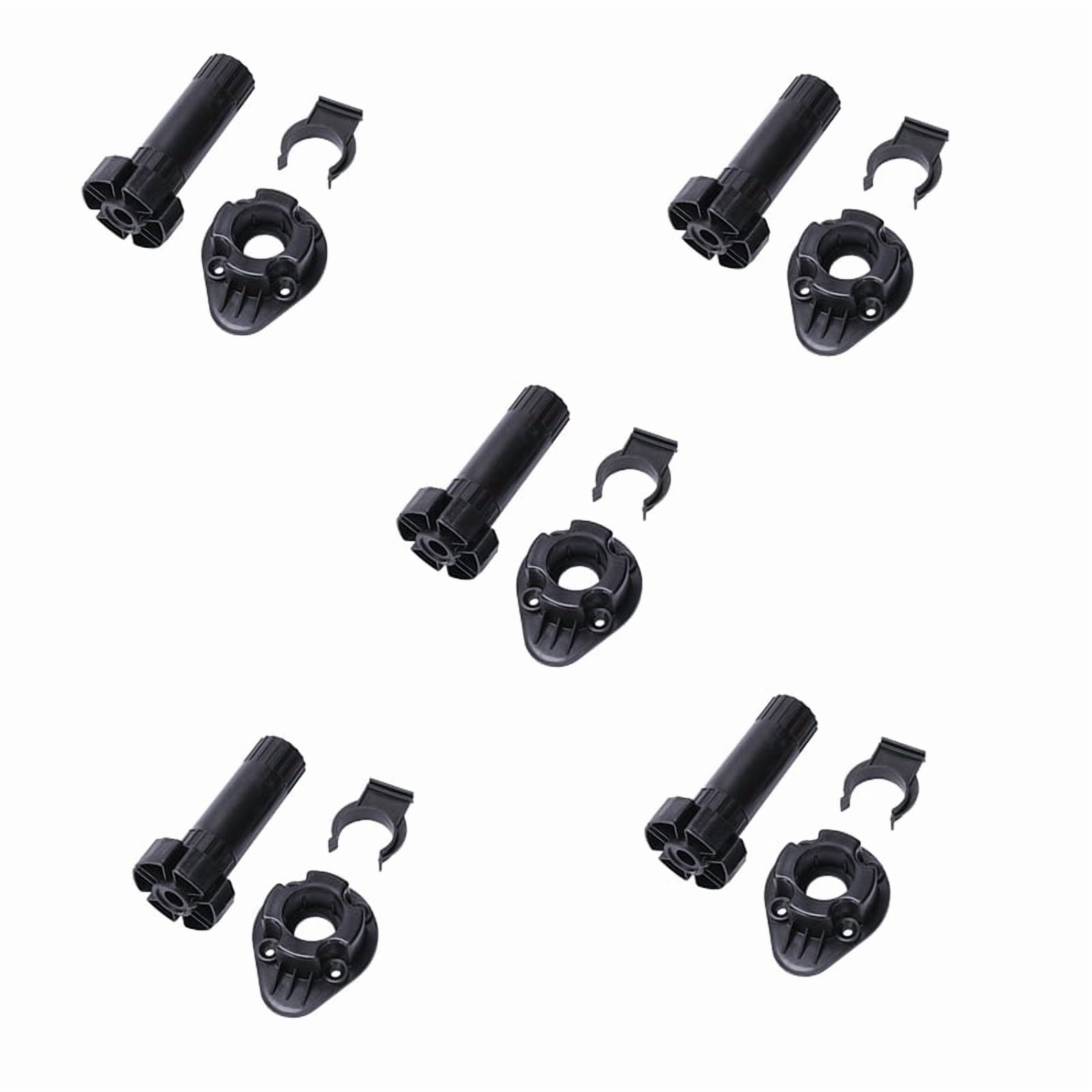 10x Plastic Adjustable Height Kitchen Cupboard Plinth Foot Leg Pair ...