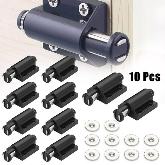 10x Push To Open Magnetic Catch for Furniture Door Closer Handle ...