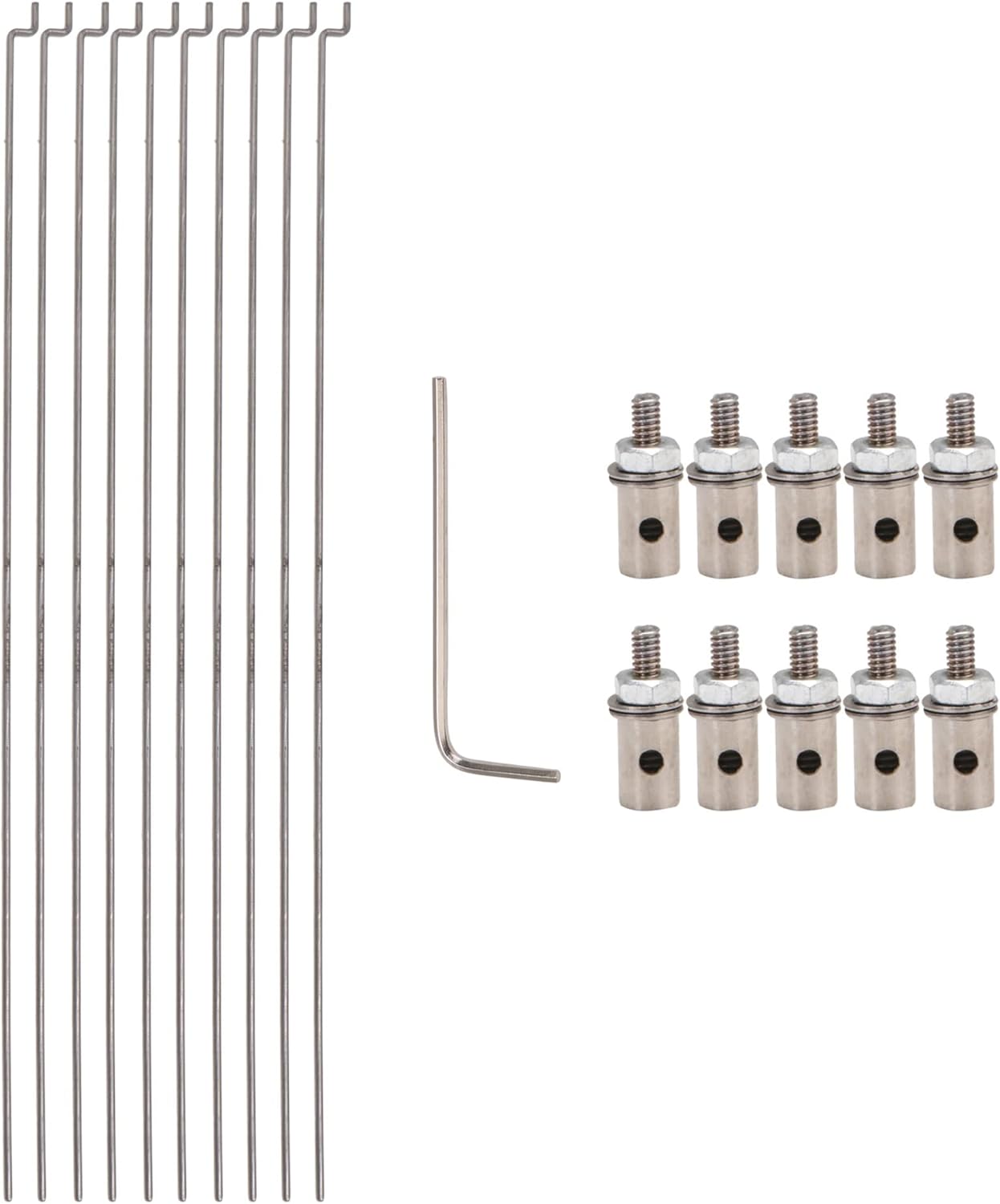 10x RC Airplane Pushrod & Linkage Stoppers Servo Arm Connectors Adapter ...