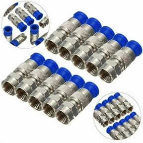 Beldon PPC RG-6 Compression F Connectors, EX6XLP-TEN, 10 Pack, Premium ...