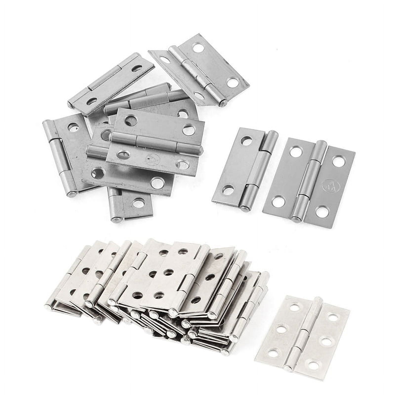 10x Rectangle Folding Closet Cabinet Door Hinge Hardware 1.5 inch & 20 ...