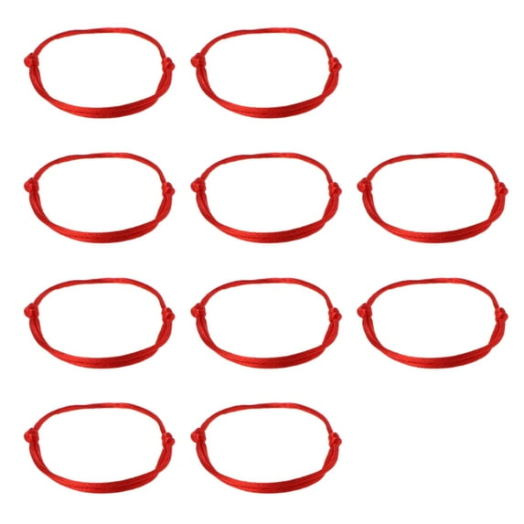 10x Red String of Fate Bracelets Kabbalah for Protection Good Luck ...