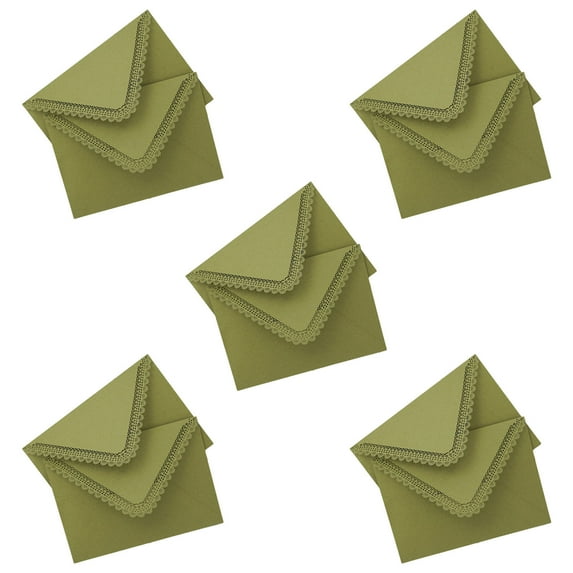 10x/Set Gift Envelopes Lace Envelopes Small Invitation Envelopes for ...