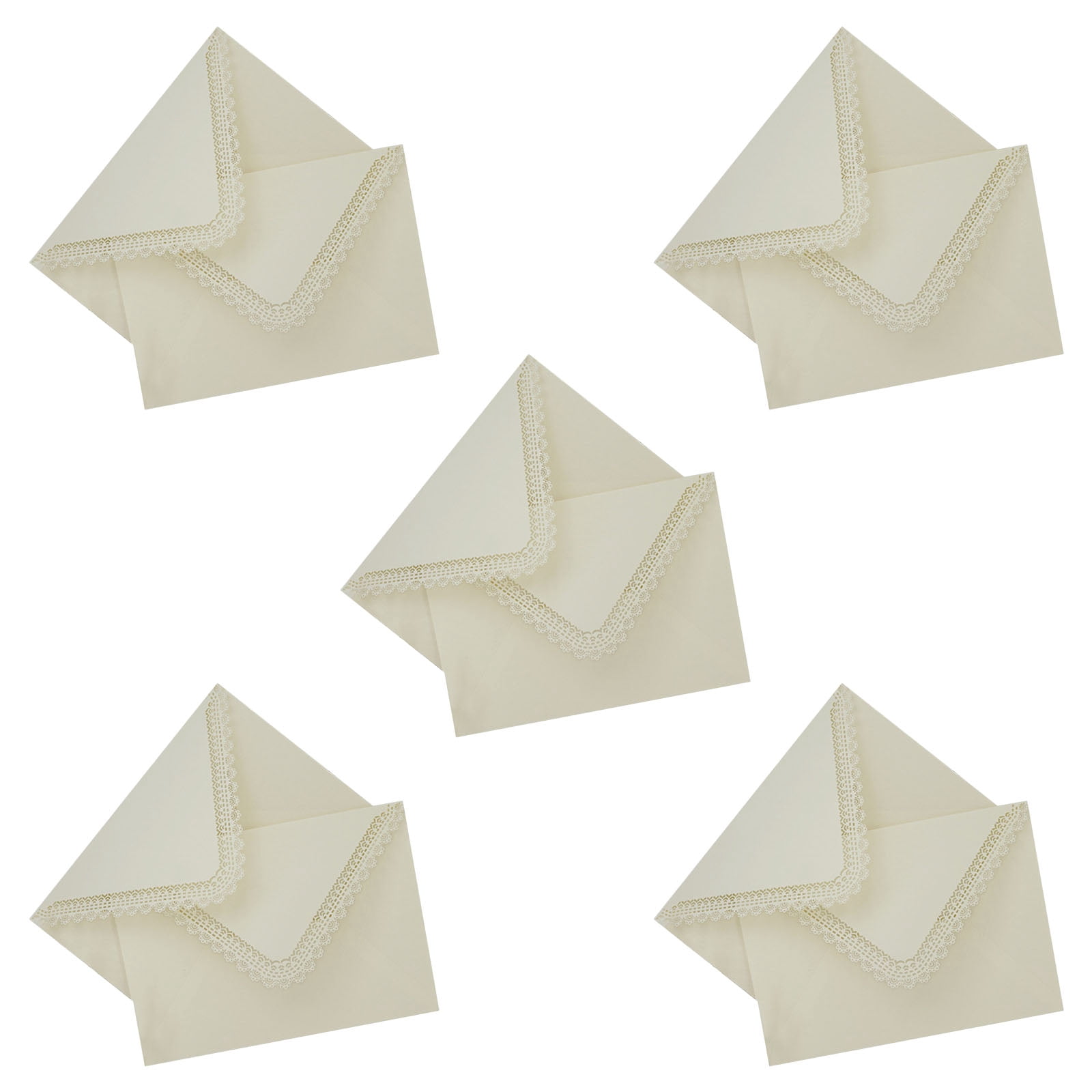 10x/Set Small Invitation Envelopes Gift Envelopes Lace Envelopes for ...