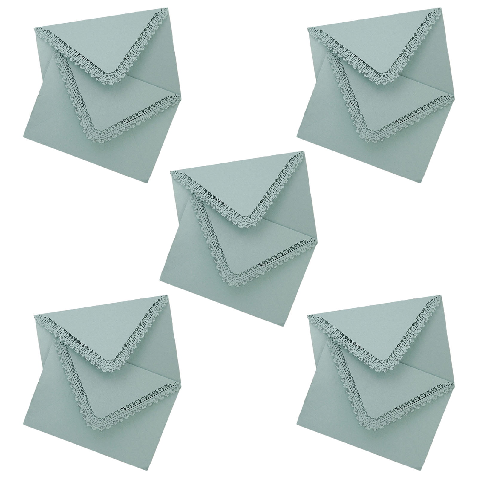 10x/Set Small Invitation Envelopes Gift Envelopes Lace Envelopes for ...