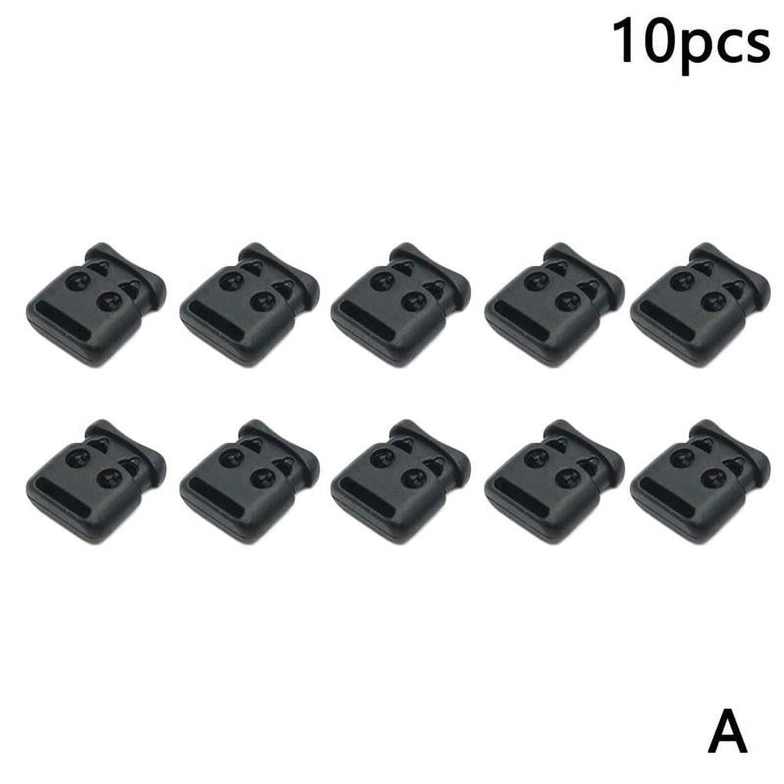 10x Shoe Lace Shoelace Buckle Rope Clamp Cord Lock Top Clips Stopper ...