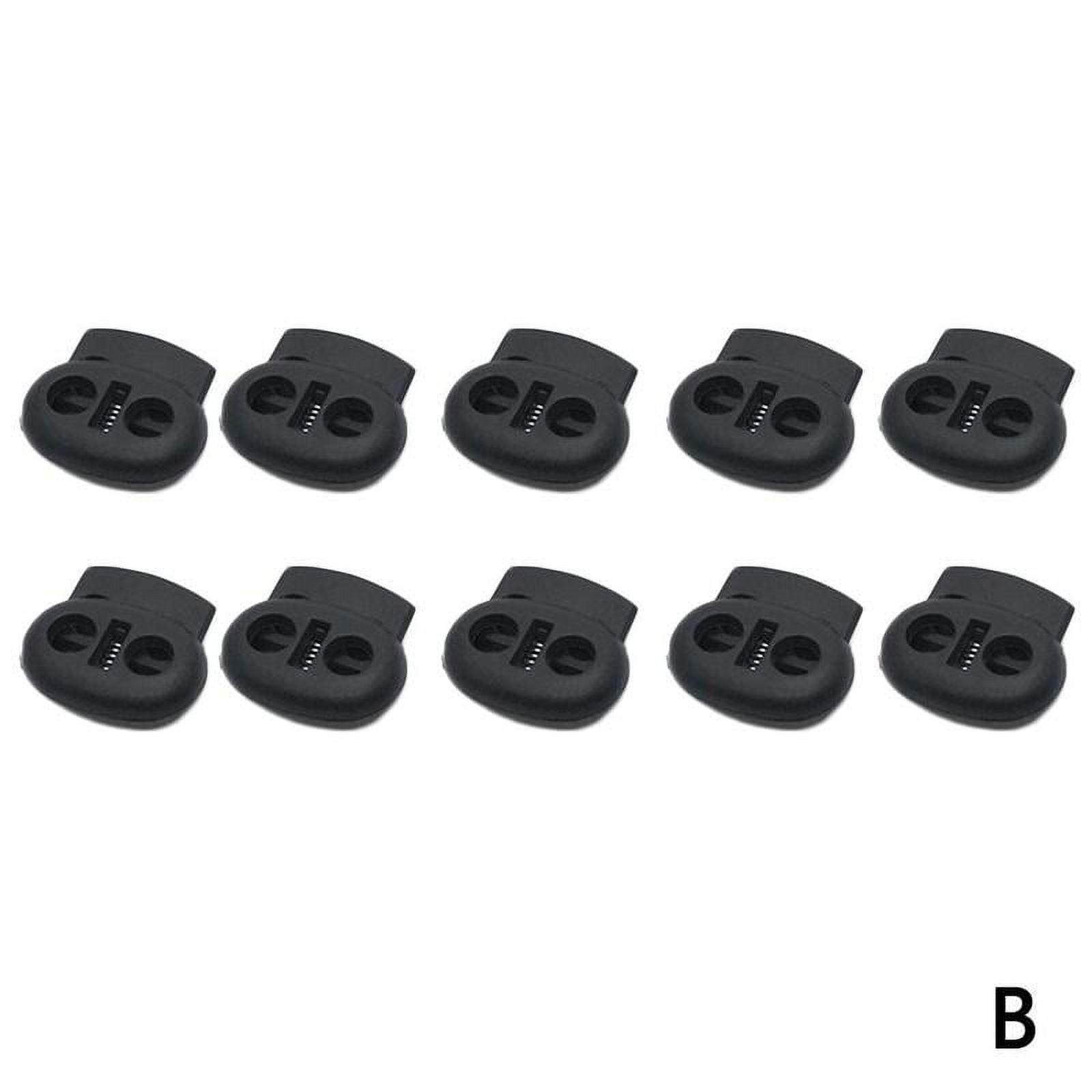 10x Shoe Lace Shoelace Buckle Rope Clamp Cord Lock Top Clips Stopper ...