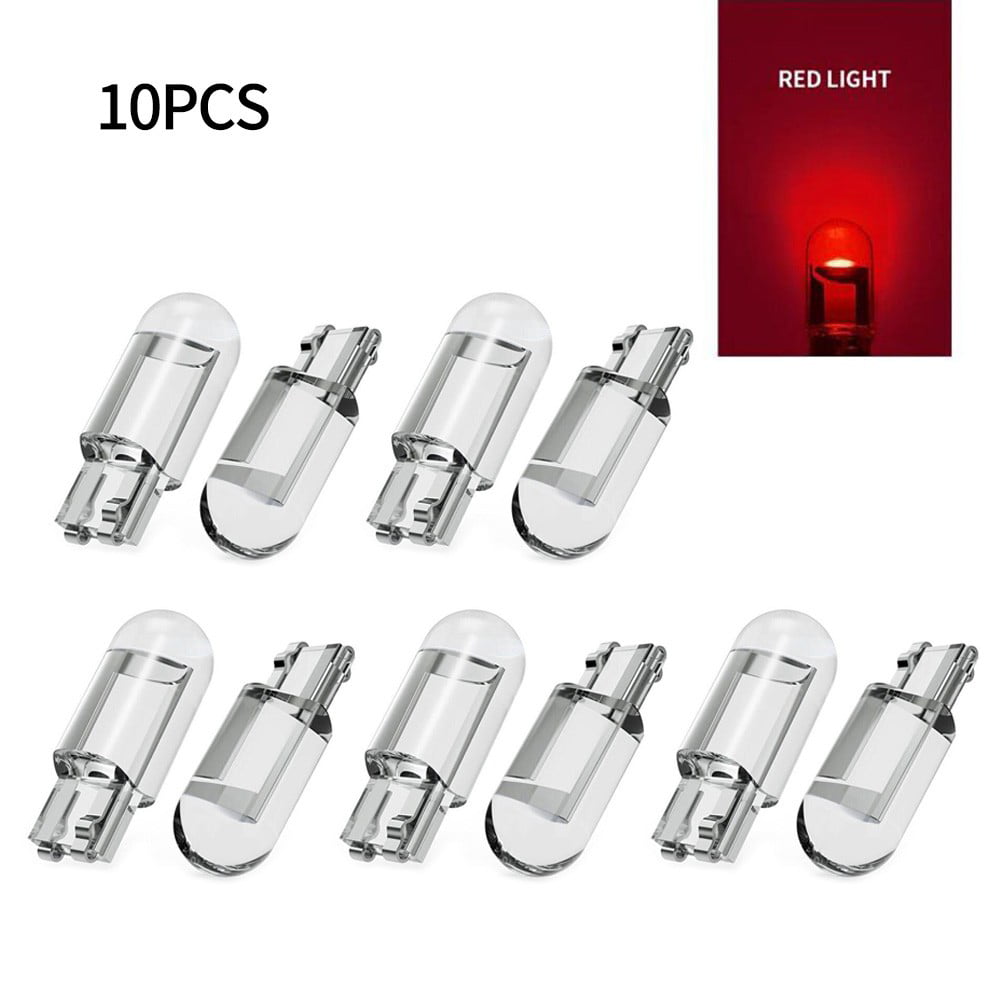 10x T10 W5W 194 168 501 LED Interior Light Bulb License Plate Side Marker Lamp - Walmart.com