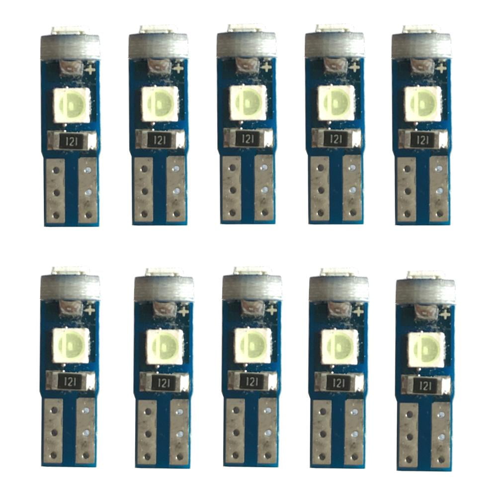 10x T5 LED 74 Light 3030SMD Car Dashboard Instrument Panel Light Bulb ...