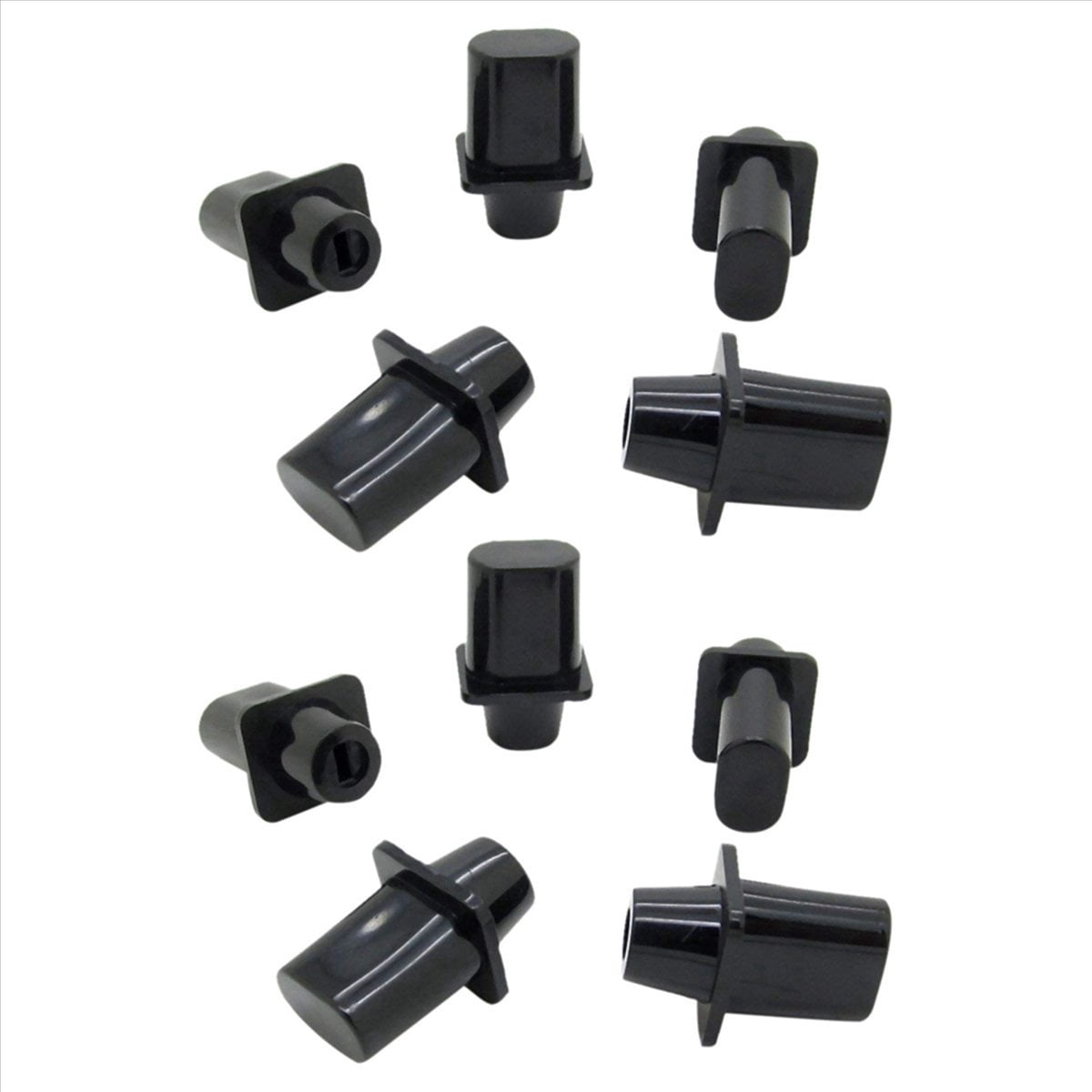 10x Tele Switch Cap Tip for Top-Hat Switch Tip Black for Tele Guitar ...
