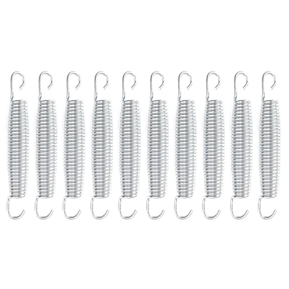 10x Trampoline Springs Replacement Spring Heavy-Duty Galvanised ...