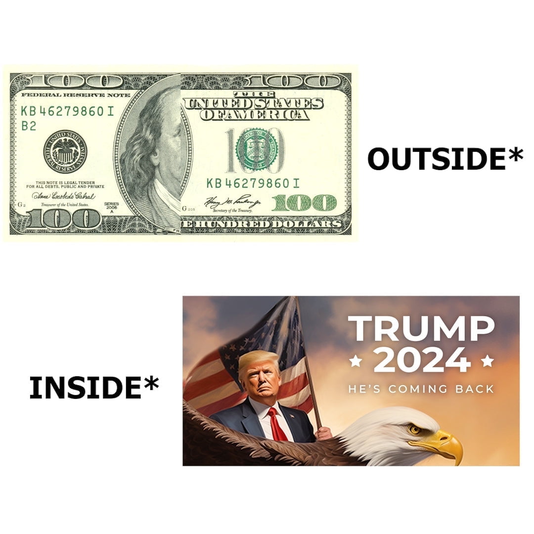10x Trump 2024 Prank $100 Bill - Walmart.com