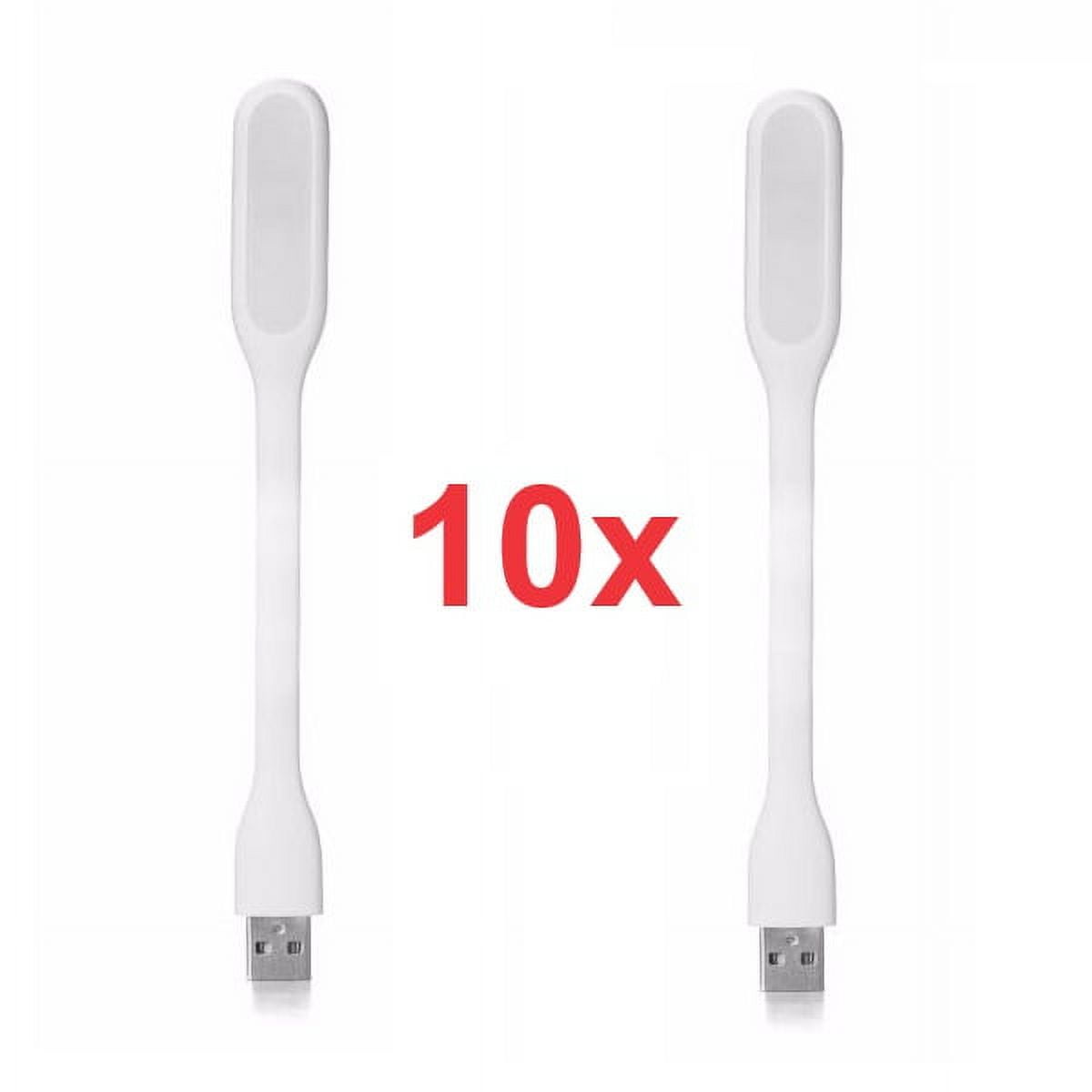 10x USB-Power Light Lamp LED Laptop Computer Desktop Plug White Reading ...