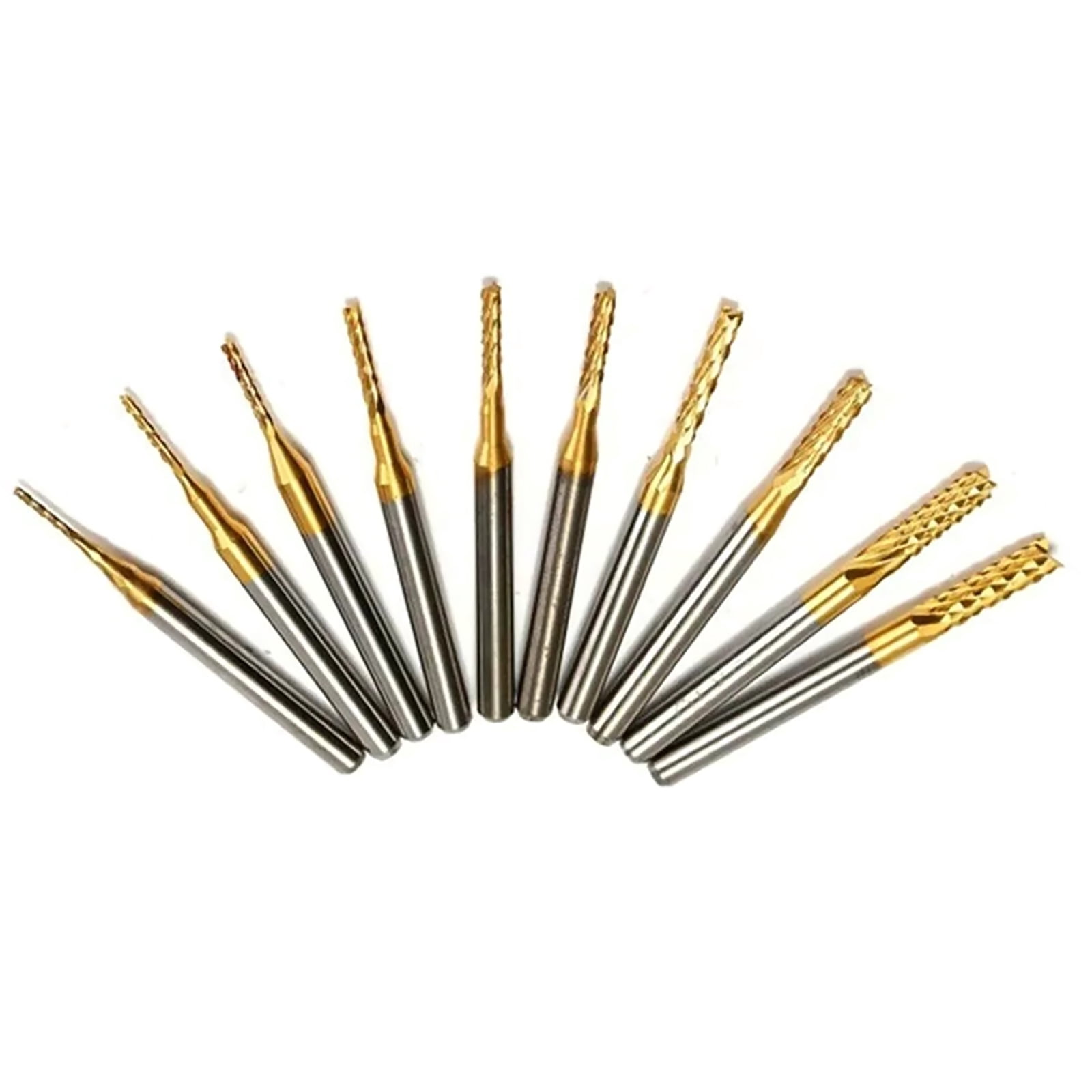 10x Ultra-Fine Grain Carbide End Mills Good Milling and Cutting ...