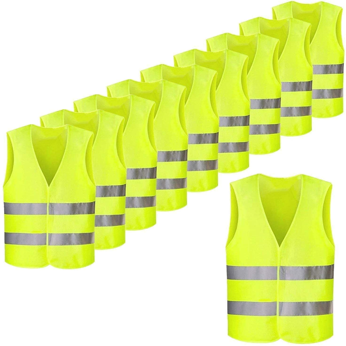 10x warning vests grade reflective safety vests puncture protection ...