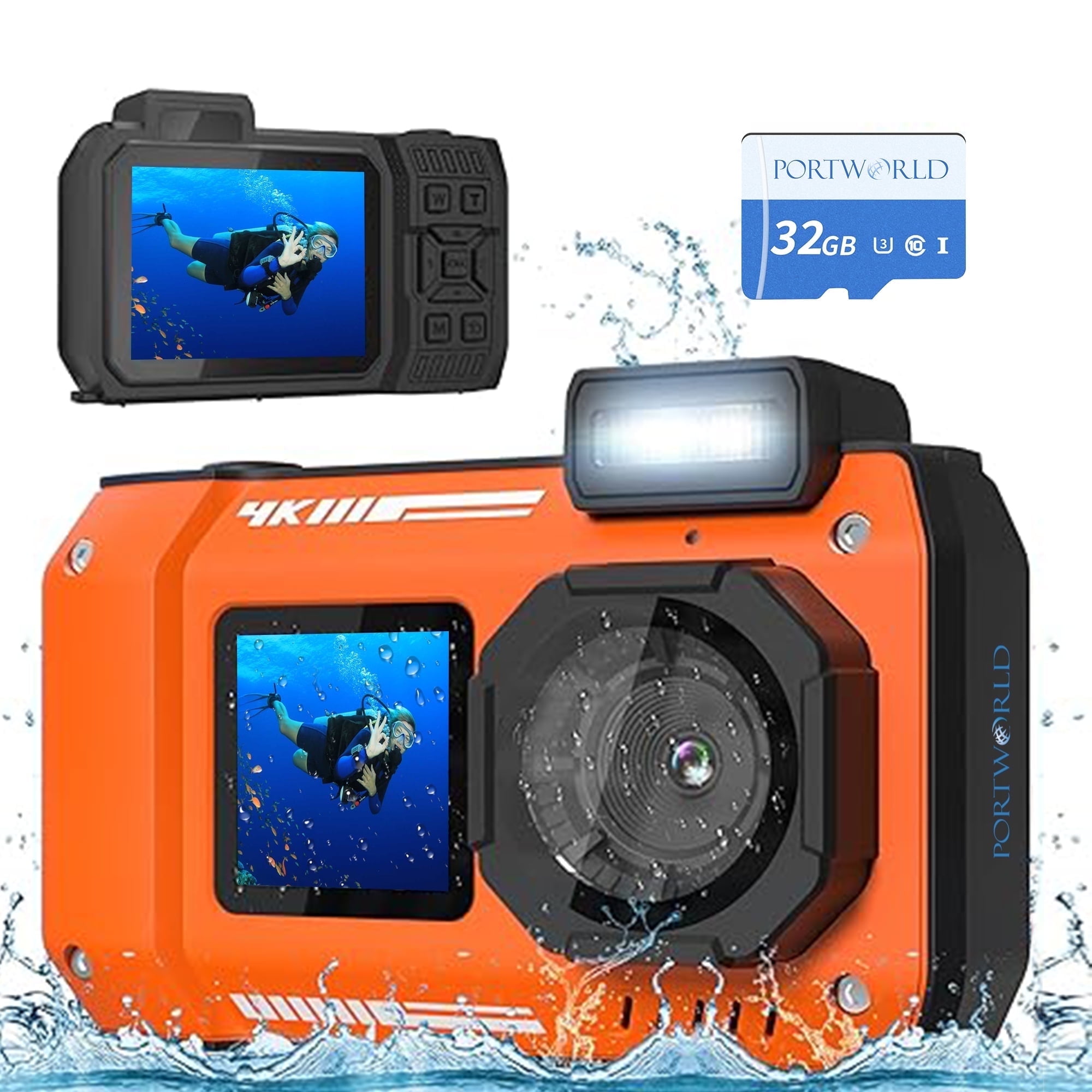 10X Zoom 4K Underwater Camera With Autofocus And Long-Lasting Battery ...