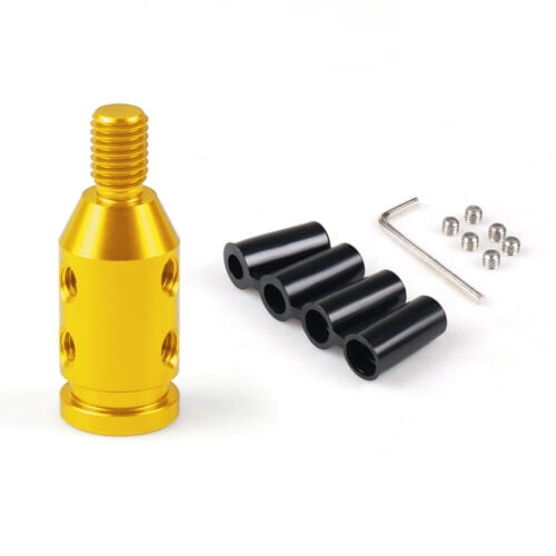 10x1.5mm Gold Universal Car Shift Knob Adapter For Non Threaded ...